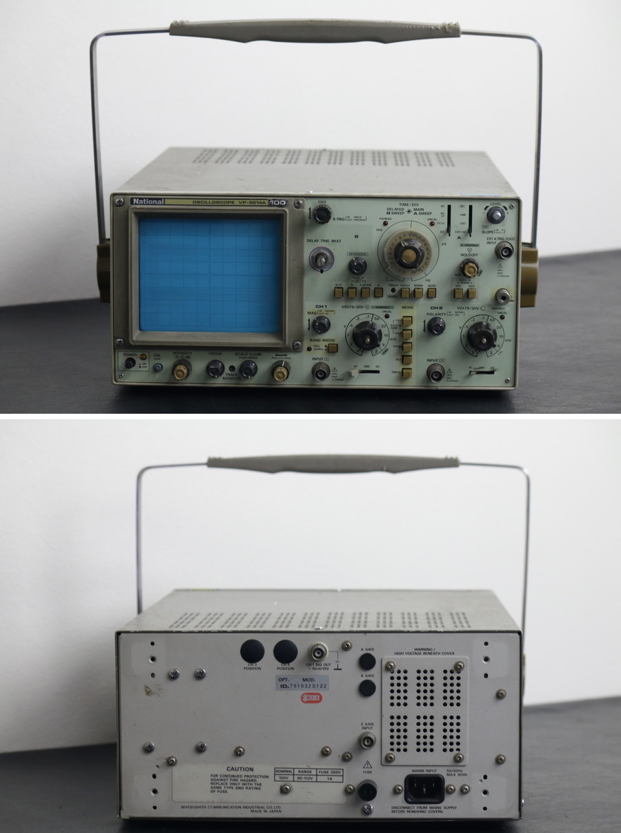 日本代購代標第一品牌【樂淘letao】－【National ナショナル】オシロスコープ（VP-5514A） ジャンク扱い 管：ざ5243
